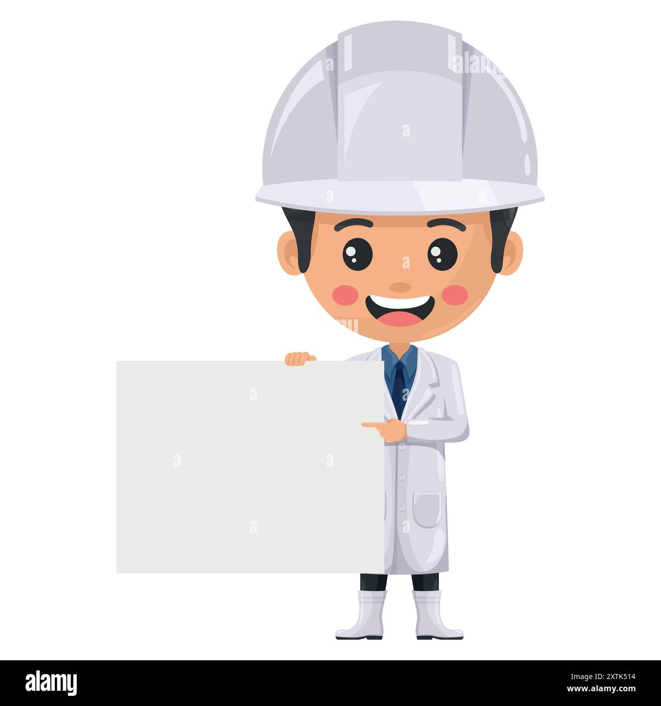 Cartoon engineer vector vectors hi-res stock photography and images - Alamy