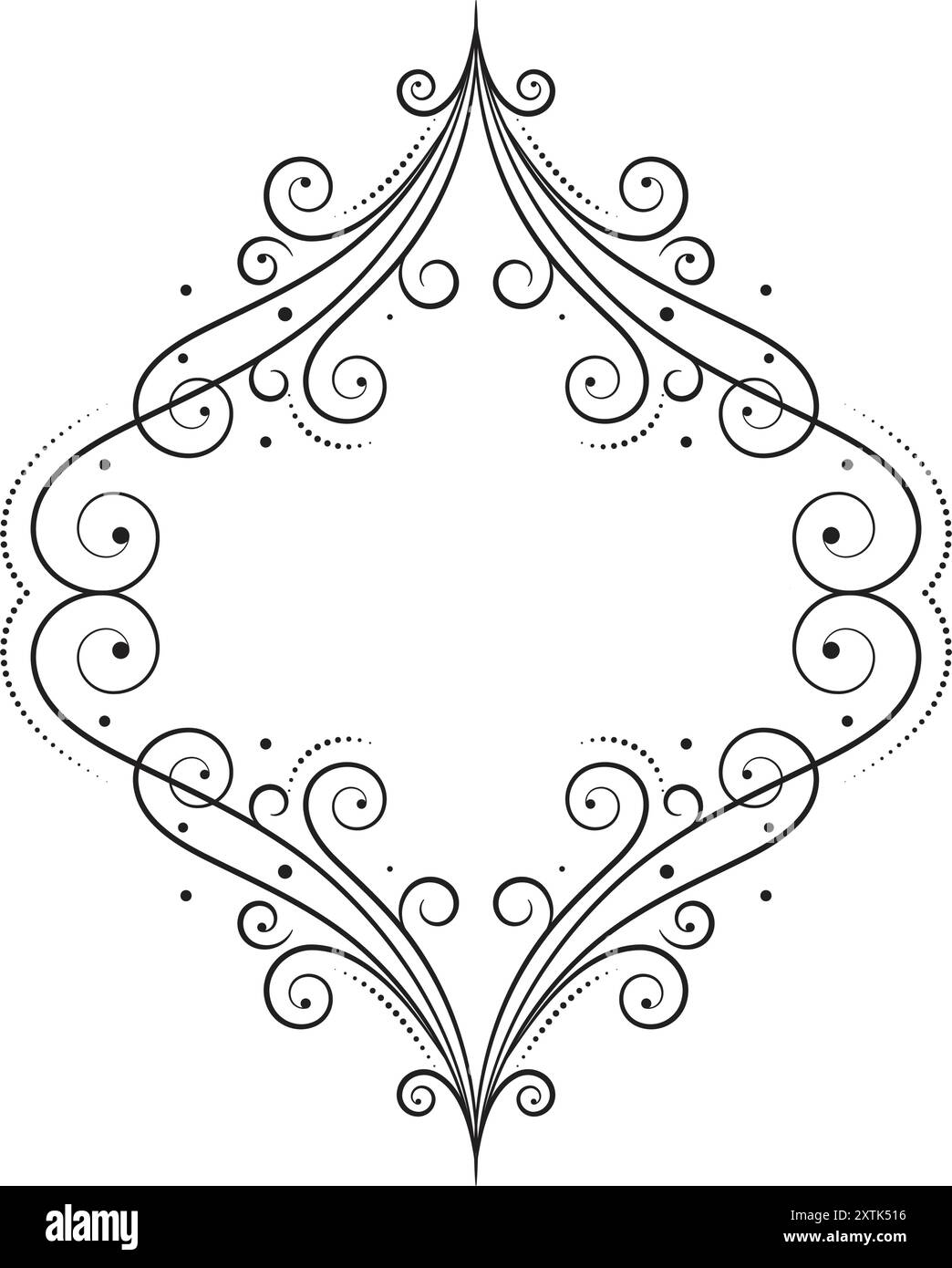 Luxury frames, borders and corners with ornate swirls. Good for ...