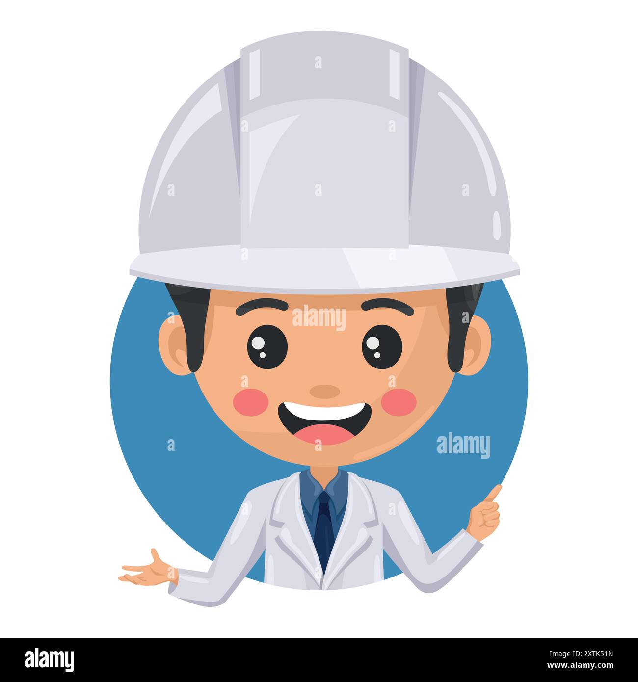 Chief engineer of the project Stock Vector Images - Alamy