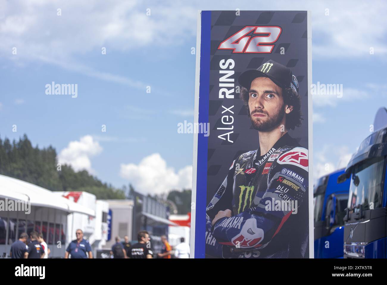 SPIELBERG, AUSTRIA - AUGUST 15: Alex Rins of Spain and Monster Energy ...
