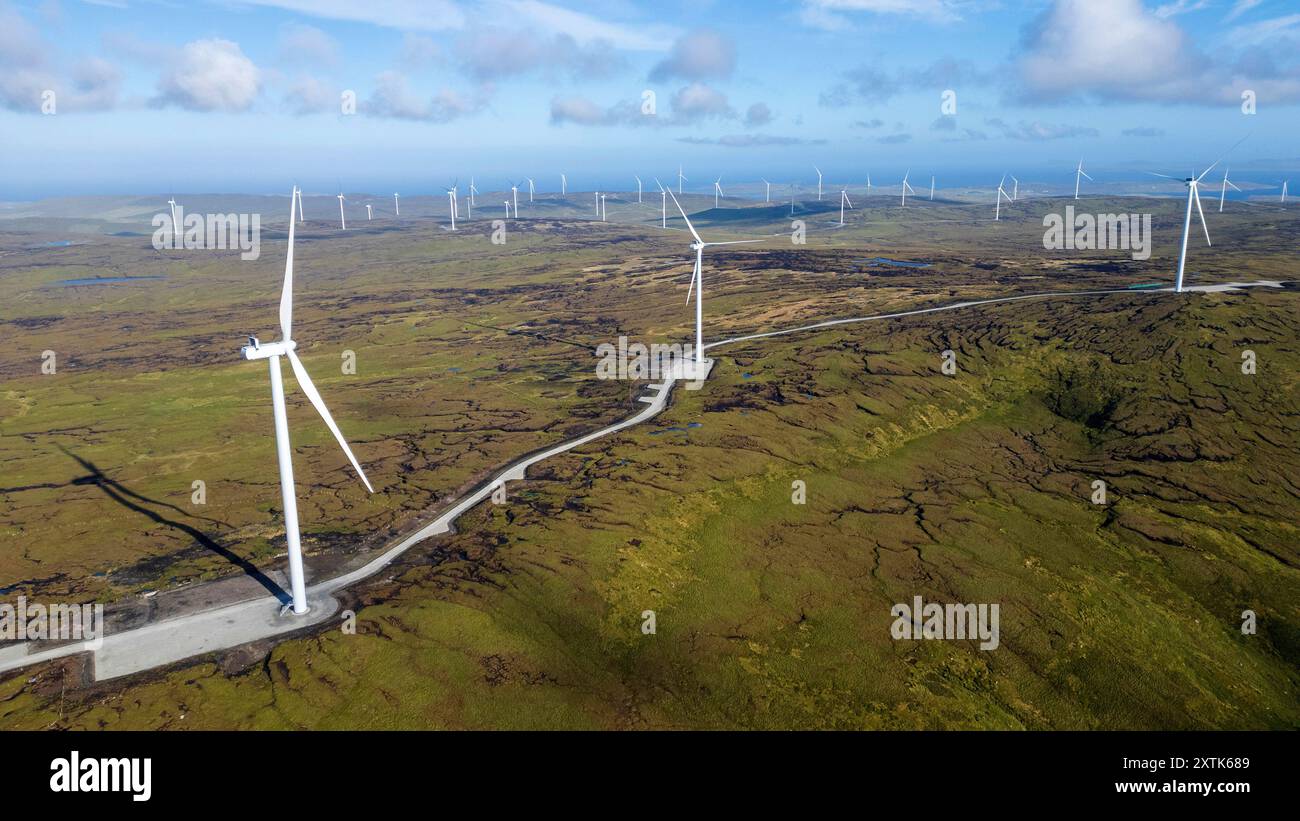 Viking Wind Farm consisting of 103 wind turbines constructed by SSE on ...