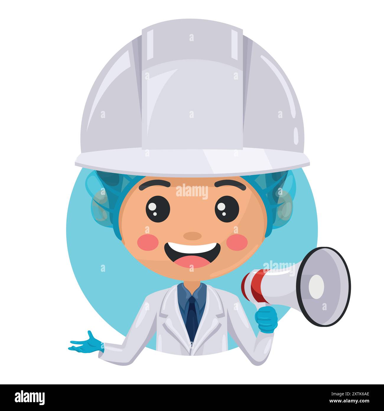 Quality control supervisor in food production line making an ...