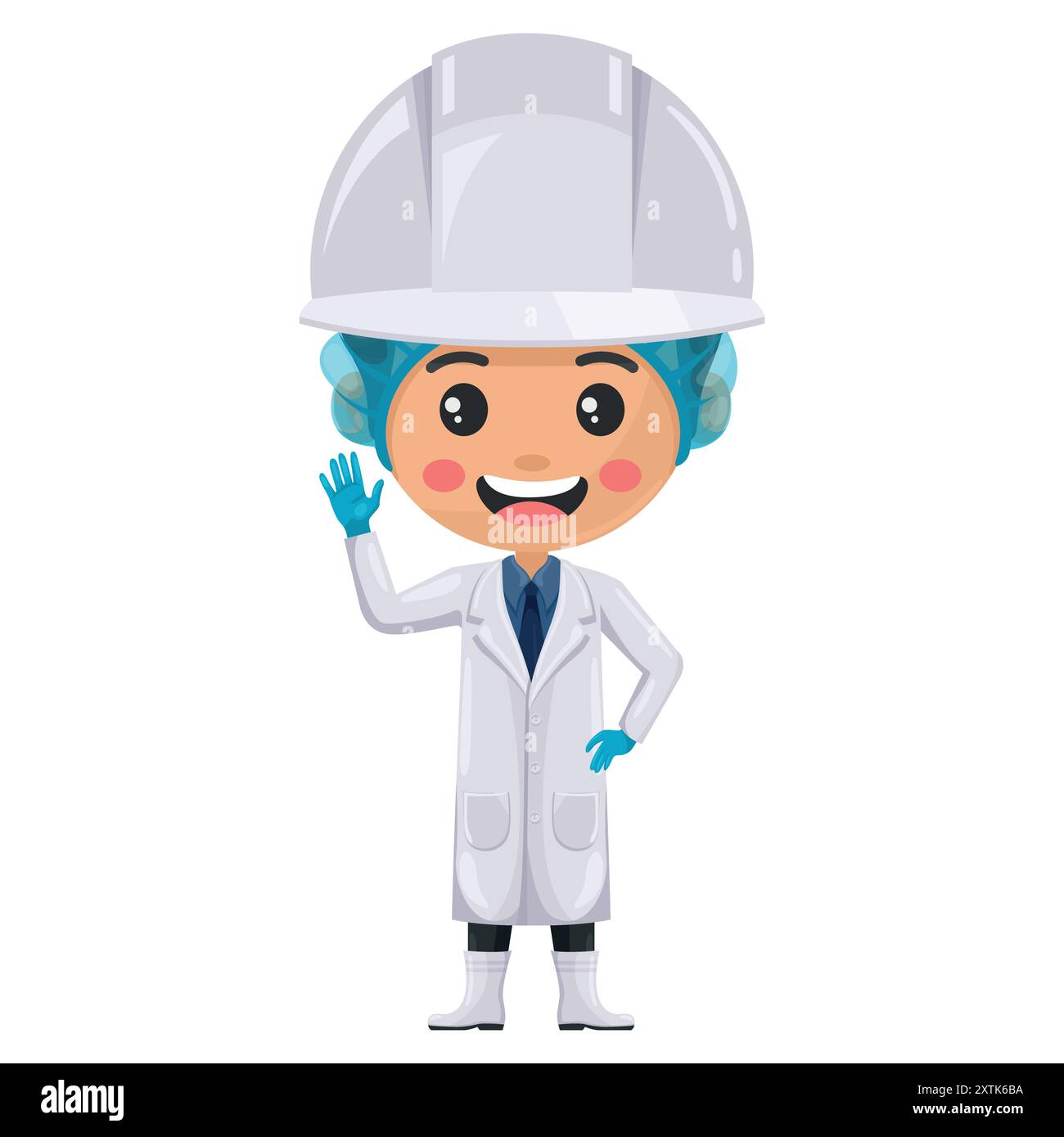 Supervisor with a laptop. Integration of technology and data analysis ...