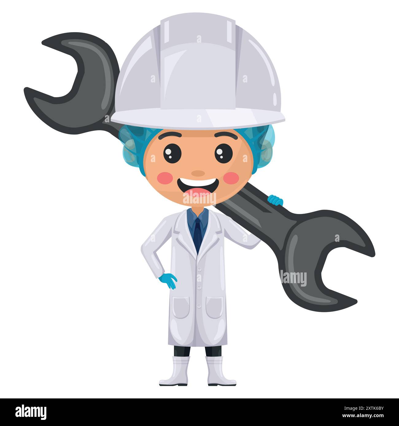 Production supervision Stock Vector Images - Alamy