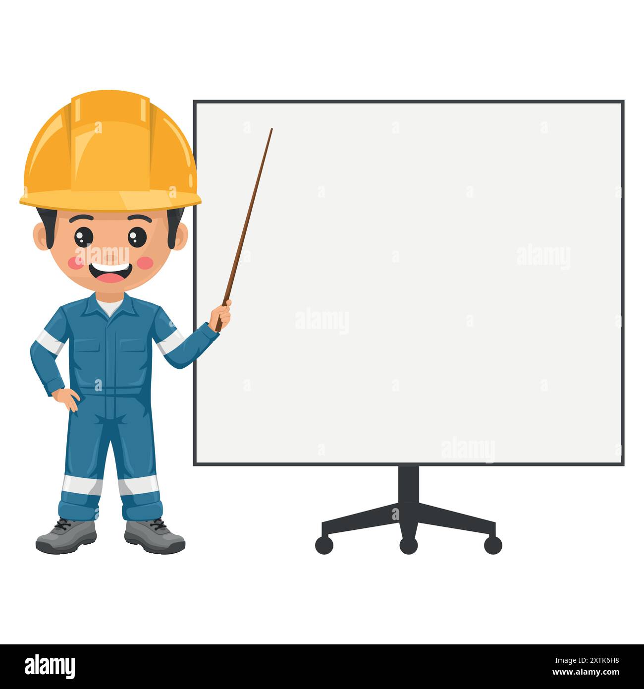 Industrial mechanic worker with his personal protective equipment coat ...