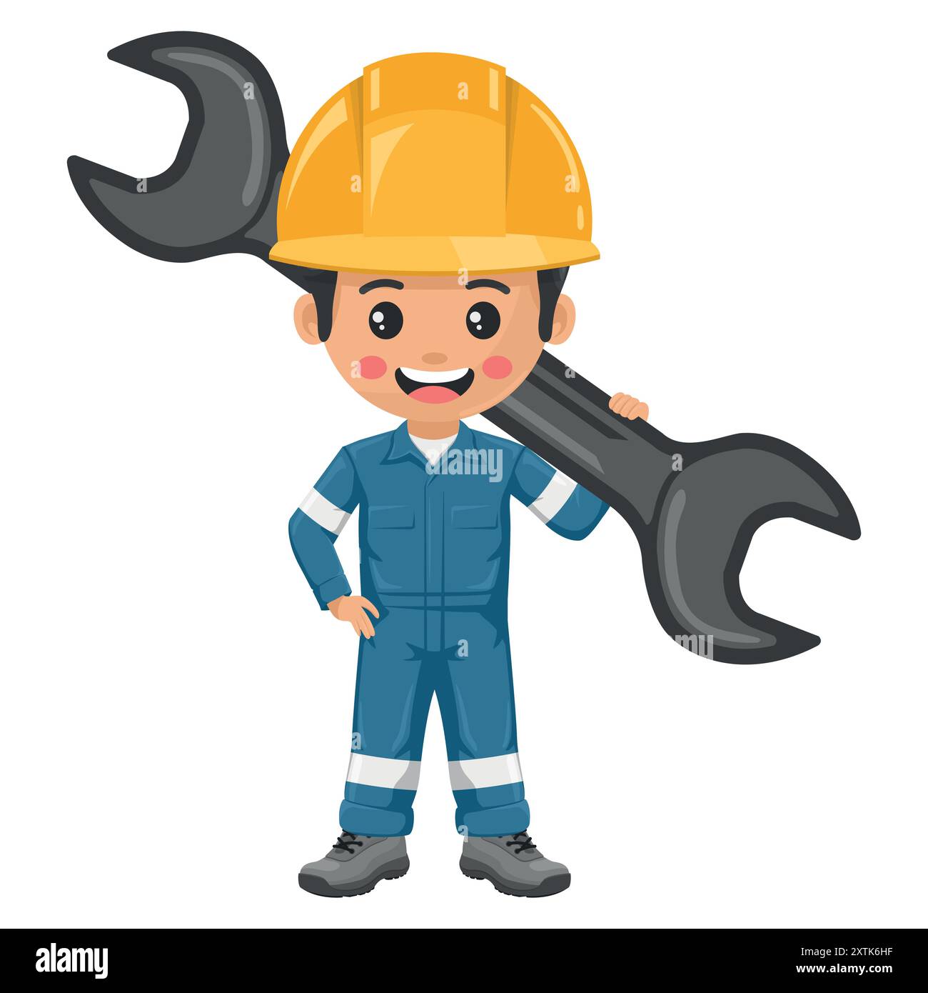 Mine worker safety concept Stock Vector Images - Alamy