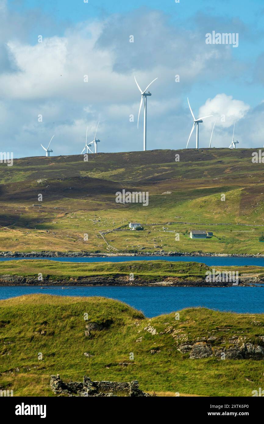 Viking Wind Farm consisting of 103 wind turbines constructed by SSE on ...