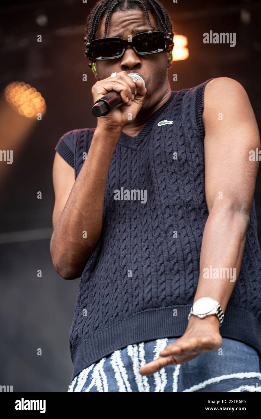 Yamê ,rappeur franco-camerounais, Festival du bout du monde 2024 Stock ...