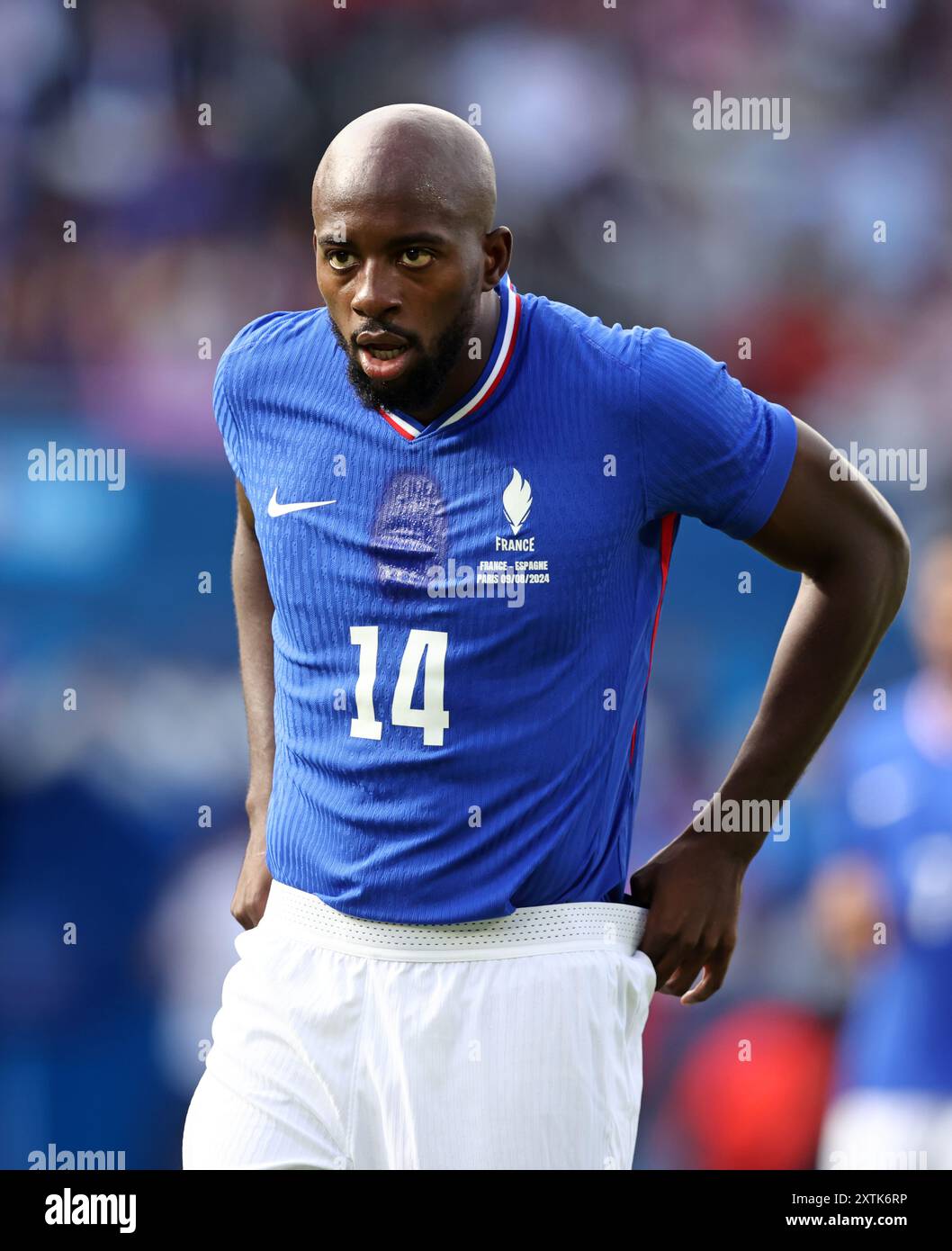PARIS, FRANCE - AUGUST 09: Jean Philippe Mateta of Team France looks on ...