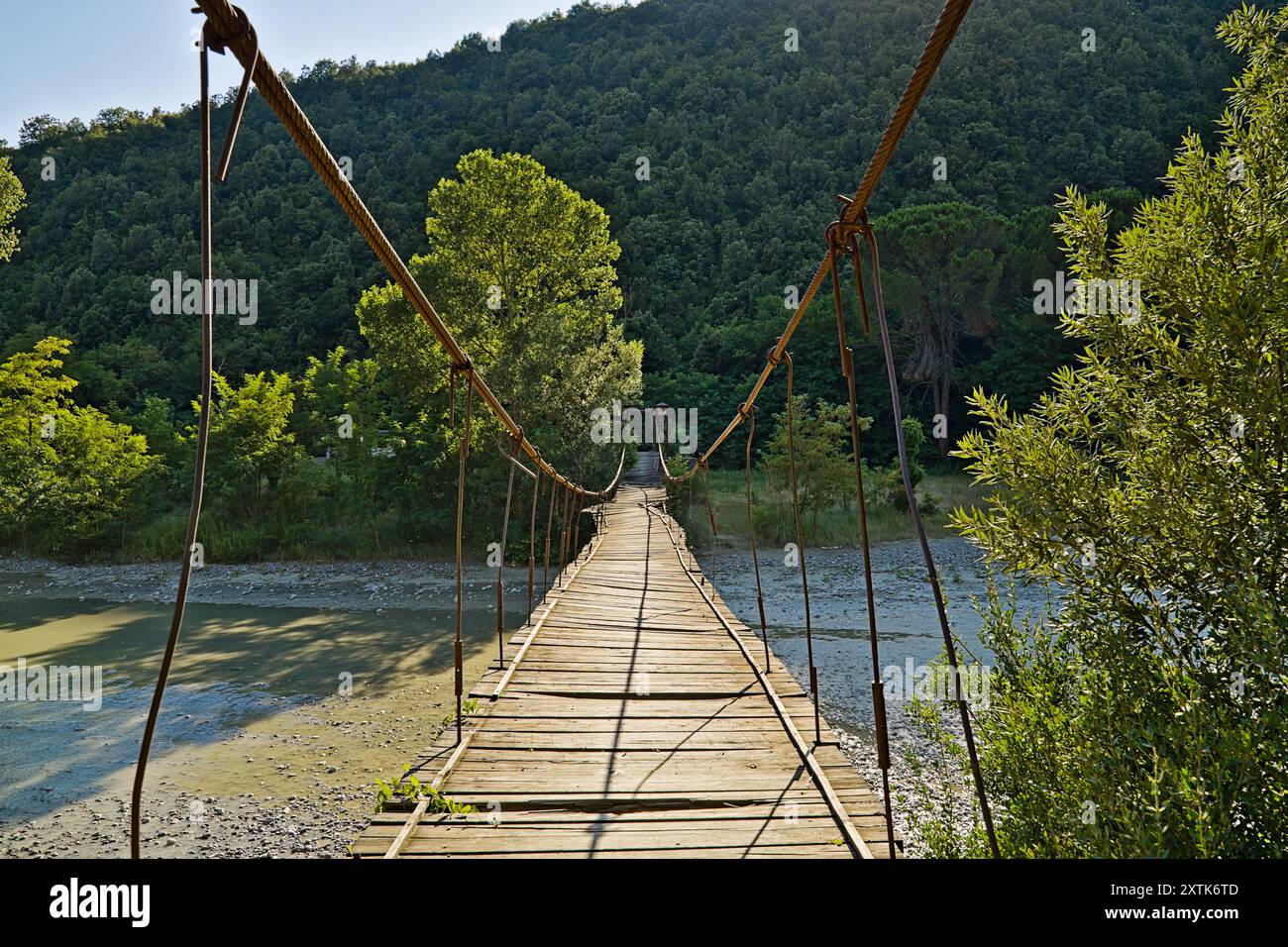 A random old bridge over the Osumi river Stock Photo - Alamy
