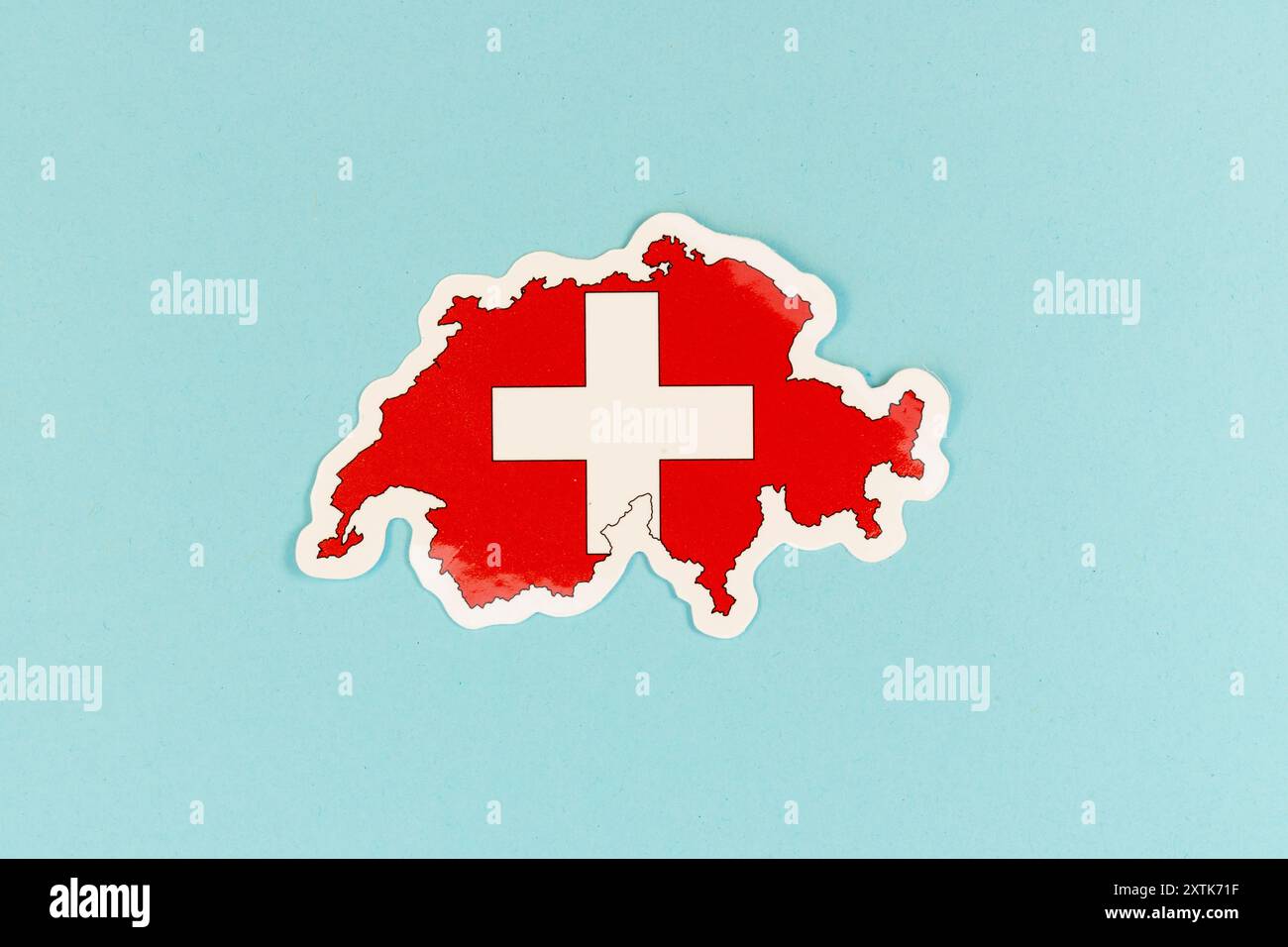 Switzerland flag map hi-res stock photography and images - Alamy