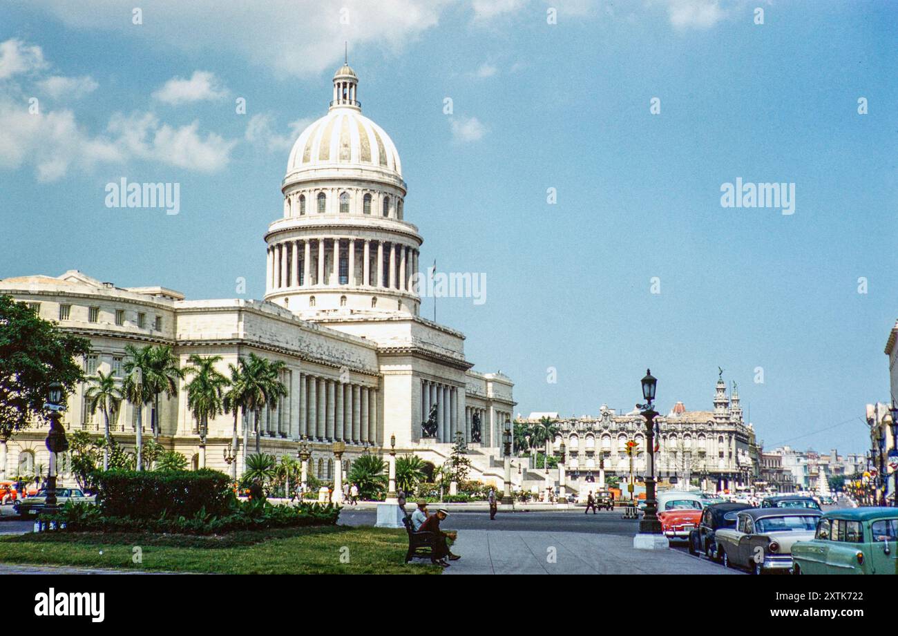 National capital government building, El Capitolio, Havana, Cuba late ...