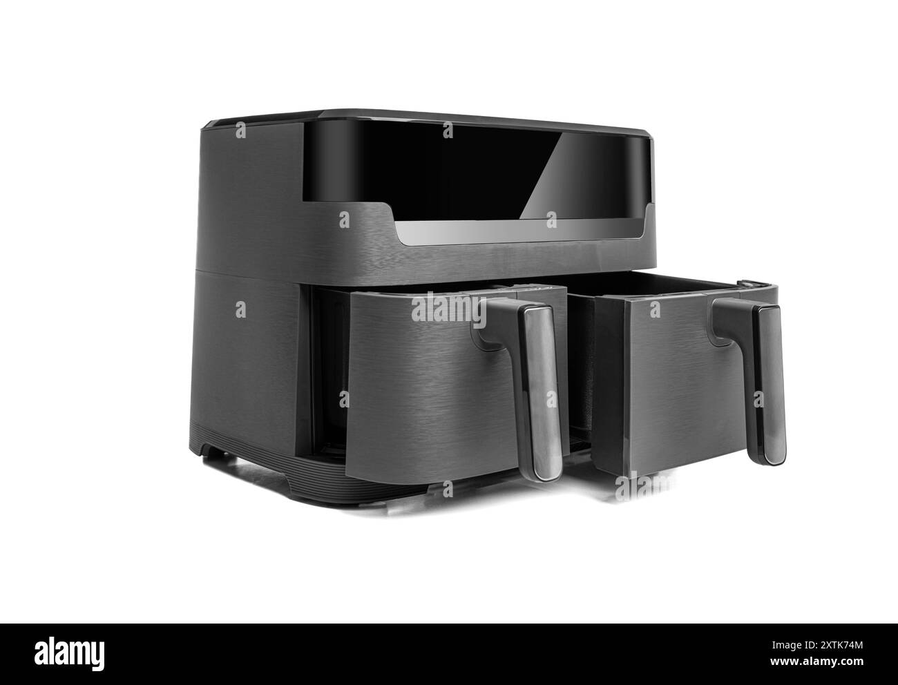 Air grill multi-oven isolated on white background Stock Photo - Alamy