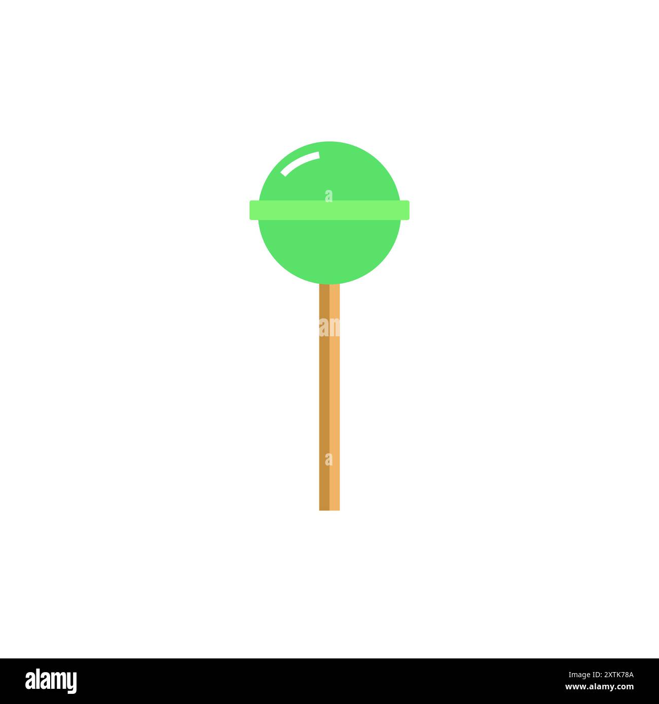Lollipop vector illustration isolated on white background. Cartoon ...