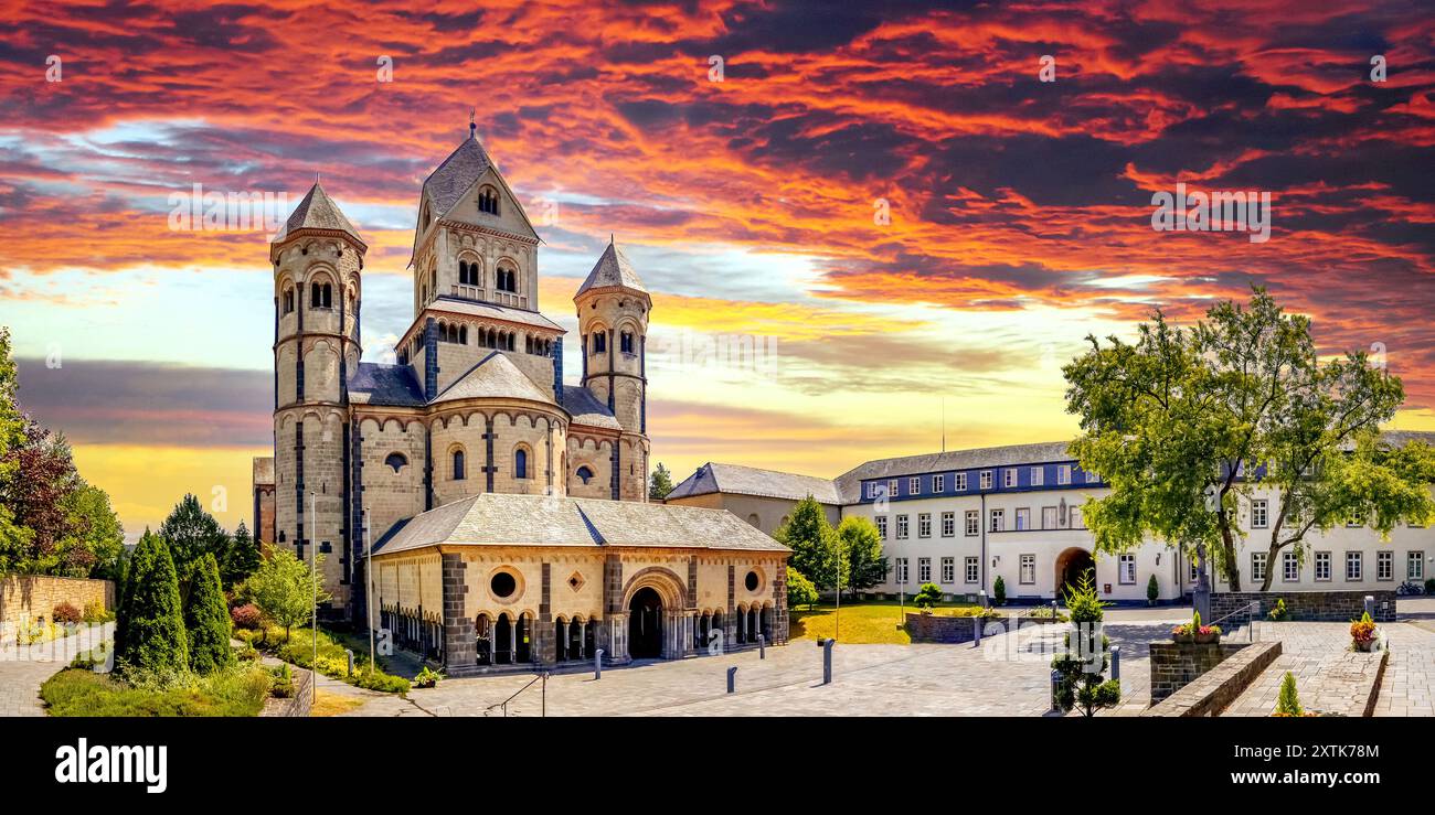 Abbey Maria Laach, Germany Stock Photo - Alamy