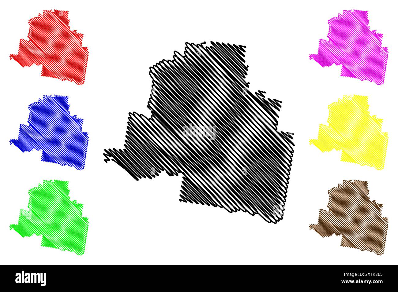 Leeton vector map hi-res stock photography and images - Alamy