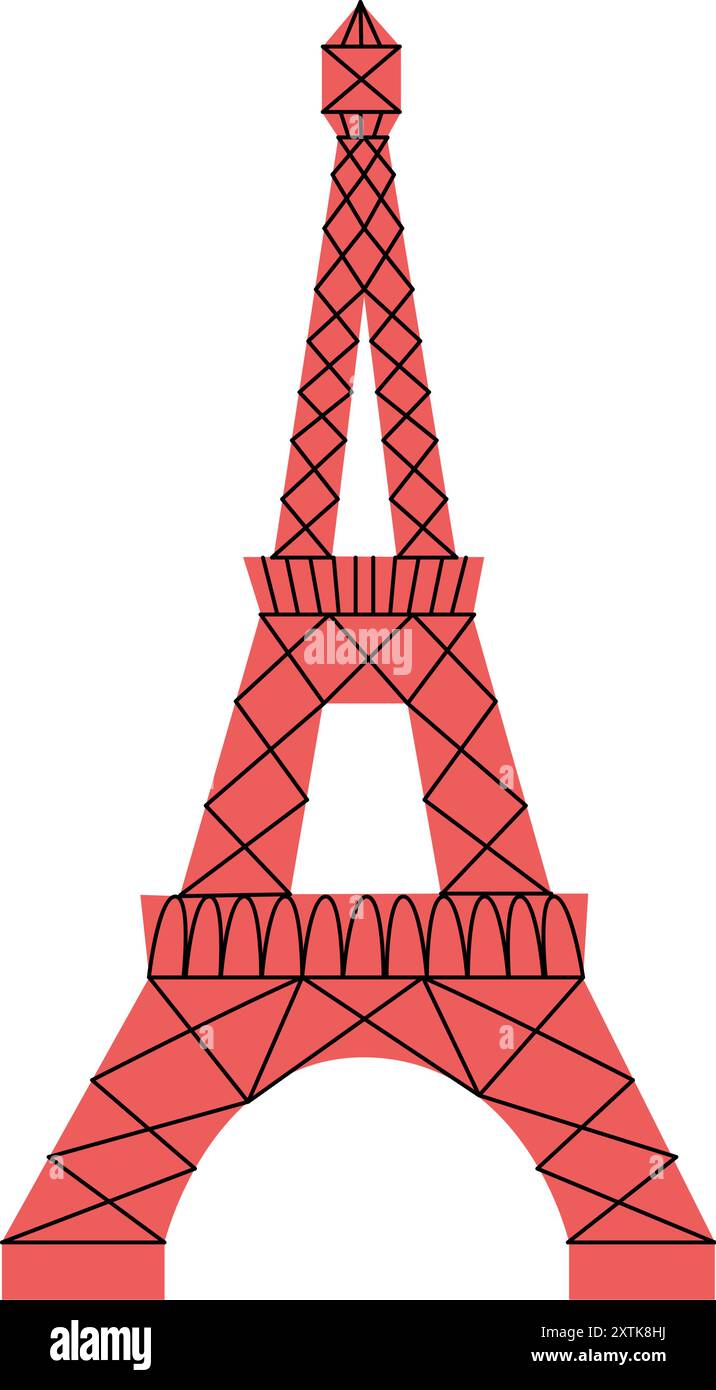France culture card eiffel Cut Out Stock Images & Pictures - Alamy