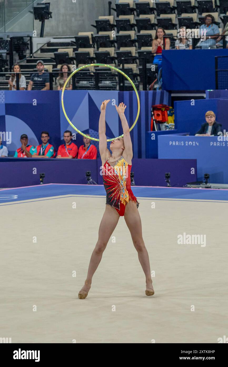 Paris, France - 08 08 2024: Olympic Games Paris 2024. View of wommen's ...