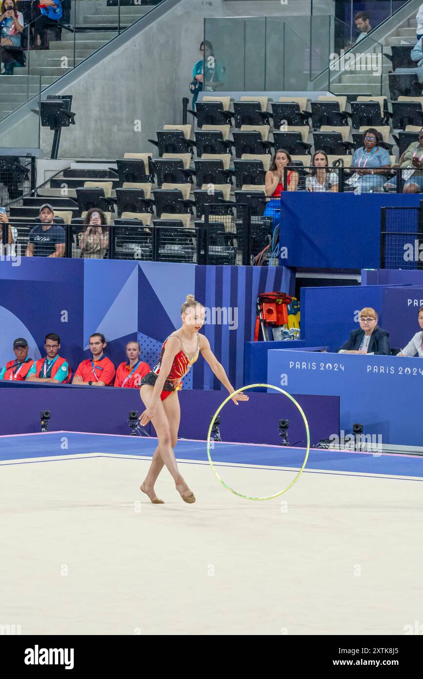 Paris, France - 08 08 2024: Olympic Games Paris 2024. View of wommen's ...