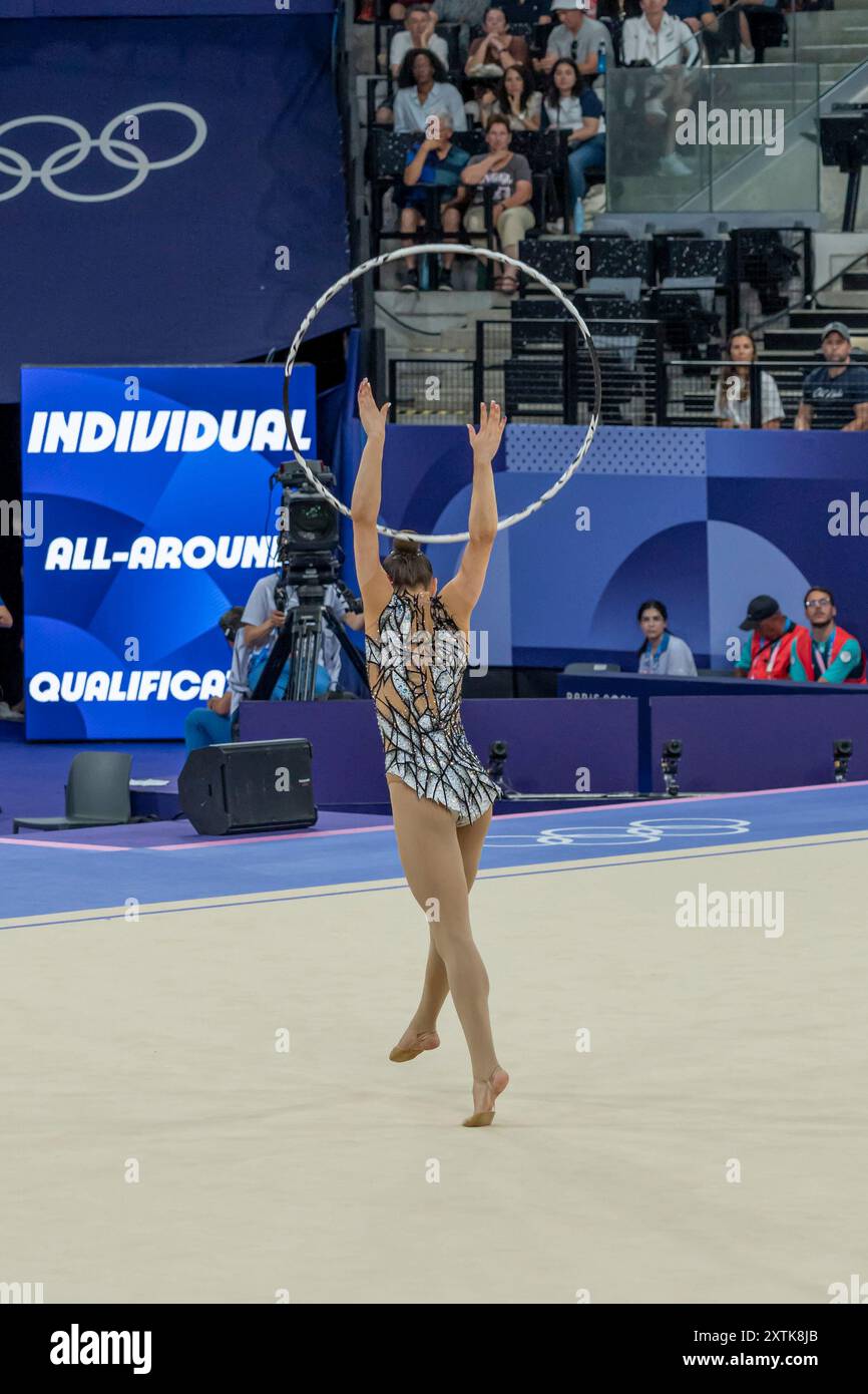 Paris, France - 08 08 2024: Olympic Games Paris 2024. View of wommen's ...