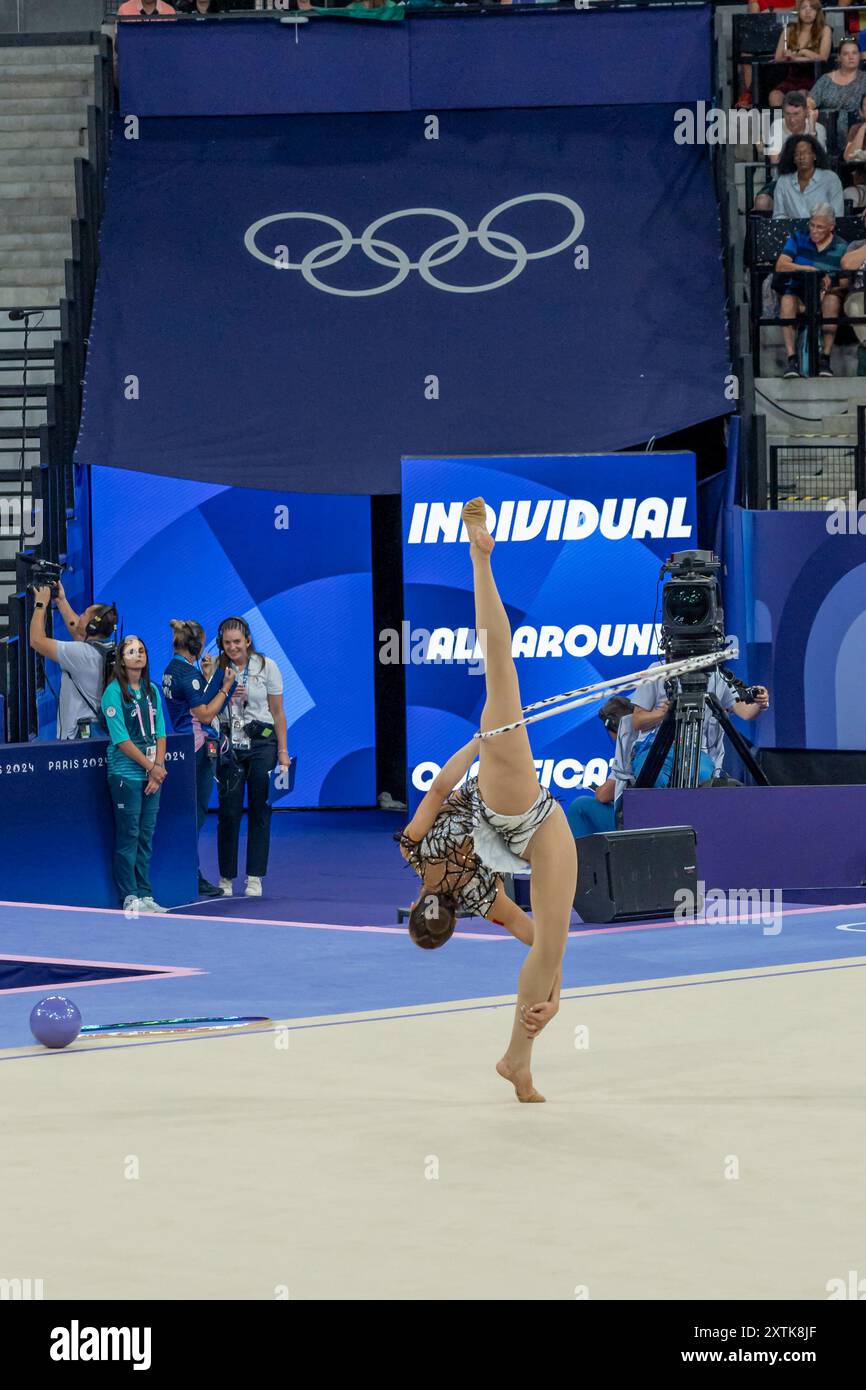 Paris, France - 08 08 2024: Olympic Games Paris 2024. View of wommen's ...