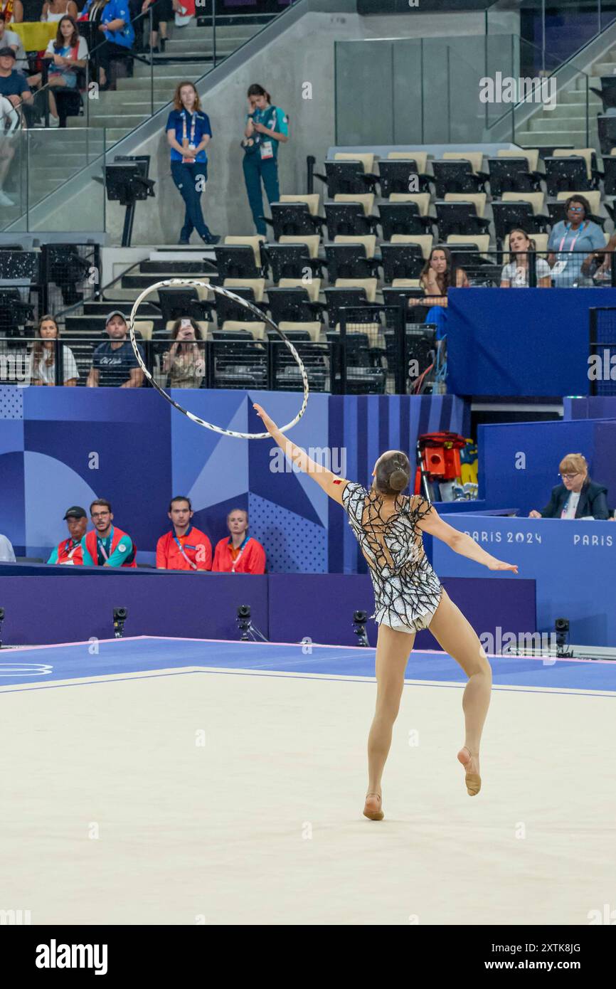 Paris, France - 08 08 2024: Olympic Games Paris 2024. View of wommen's ...