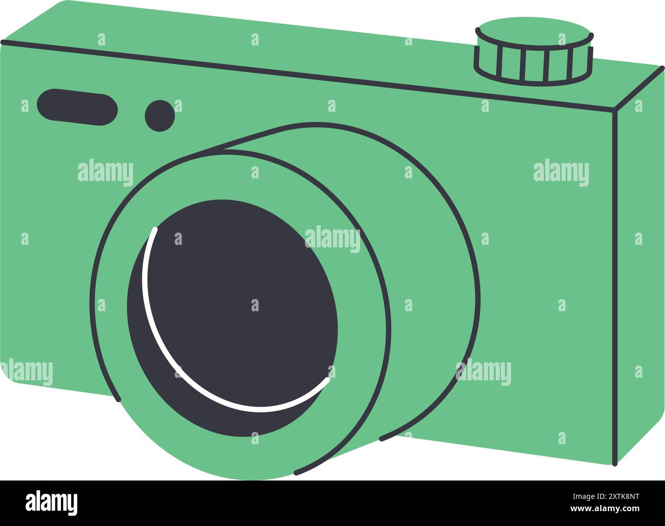 Photo camera. Professional photo equipment. Vector illustration Stock ...