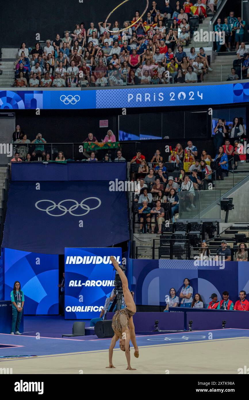 Paris, France - 08 08 2024: Olympic Games Paris 2024. View of wommen's ...