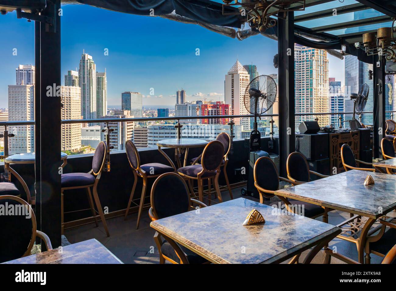 Penthouse Bar, 8747, Makati city landscape, buildings, architecture and ...
