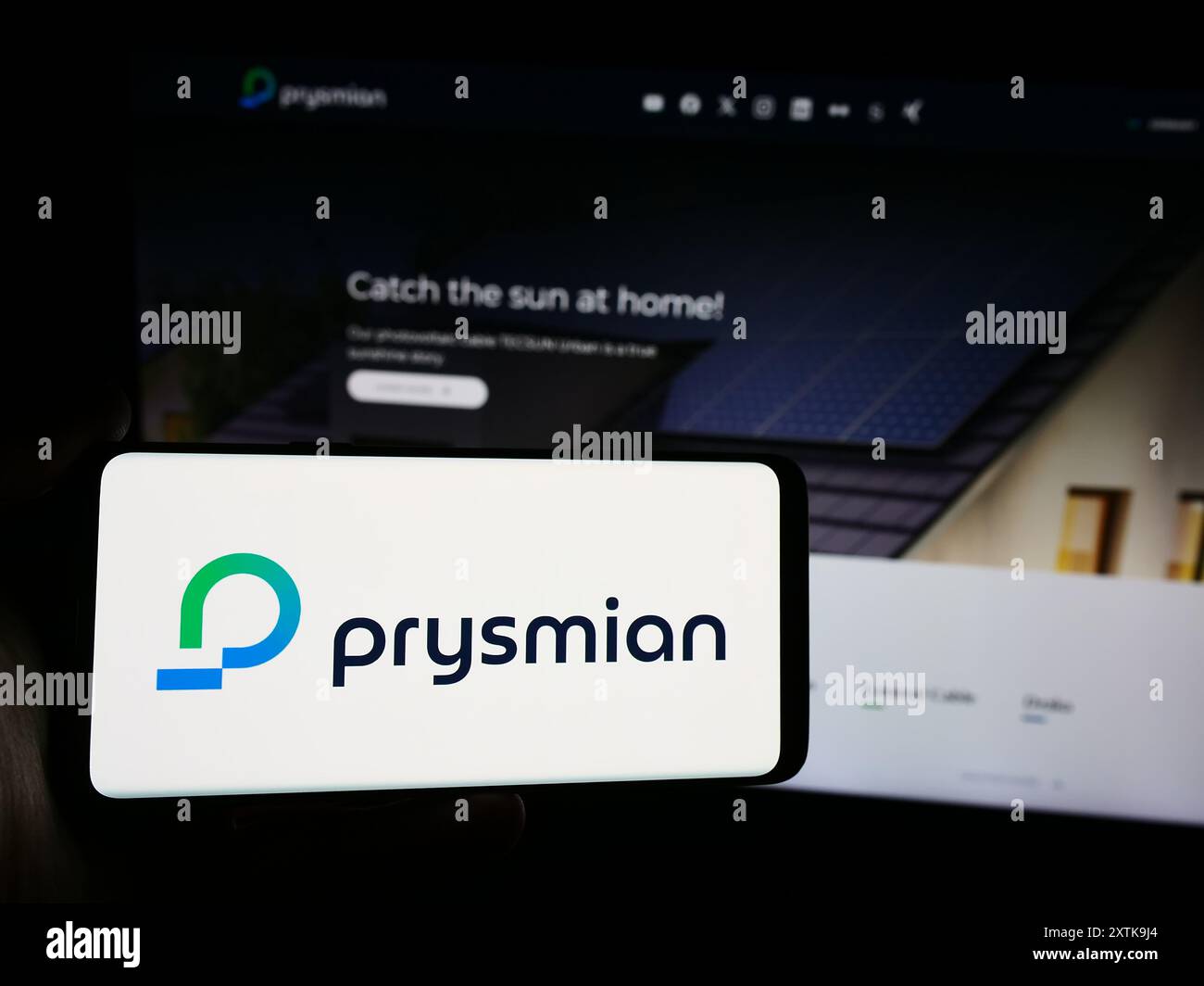 Prysmian logo hi-res stock photography and images - Alamy