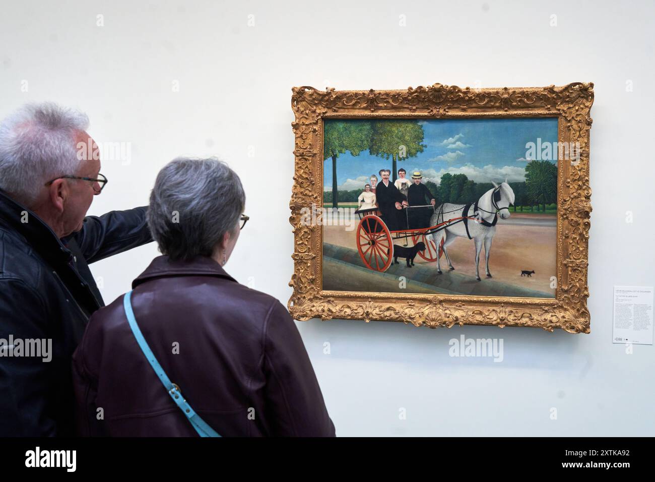 Henri Rousseau, dit Le Douanier (Laval 1844 - Paris 1910), La Carriole ...