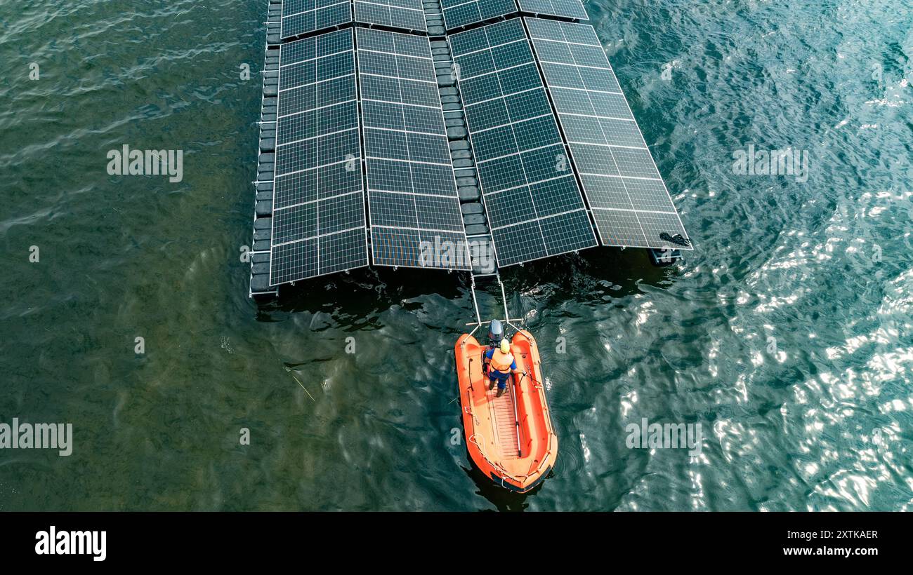 15 August 2024, Brandenburg, Neuendorf: Pre-assembled solar modules for ...