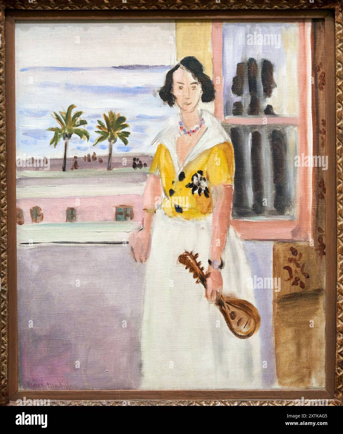 Henri Matisse (1869-1954), Femme à la mandoline, 1921-1922, Musee de L'Orangerie Museum ...