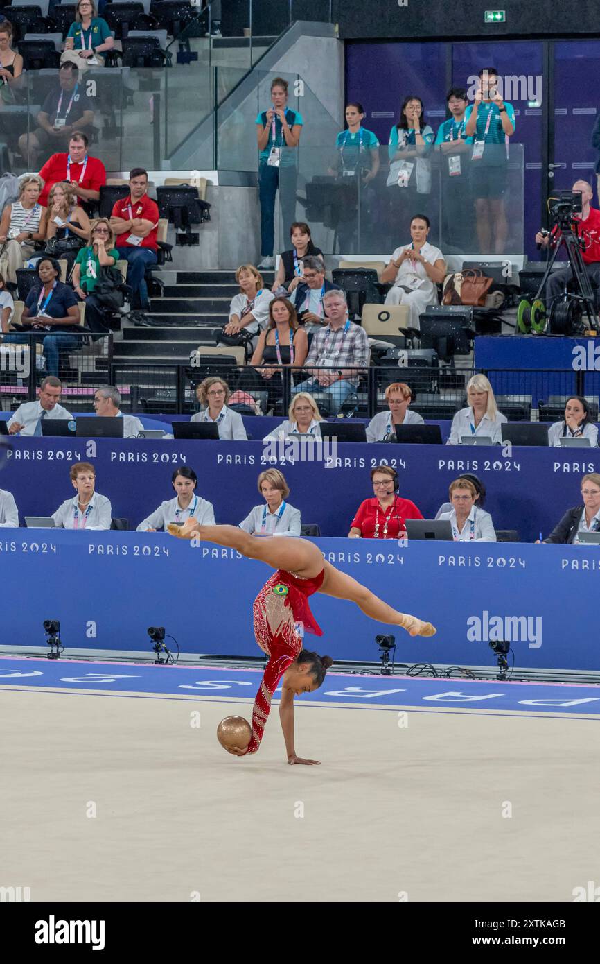 Paris, France - 08 08 2024: Olympic Games Paris 2024. View of wommen's ...