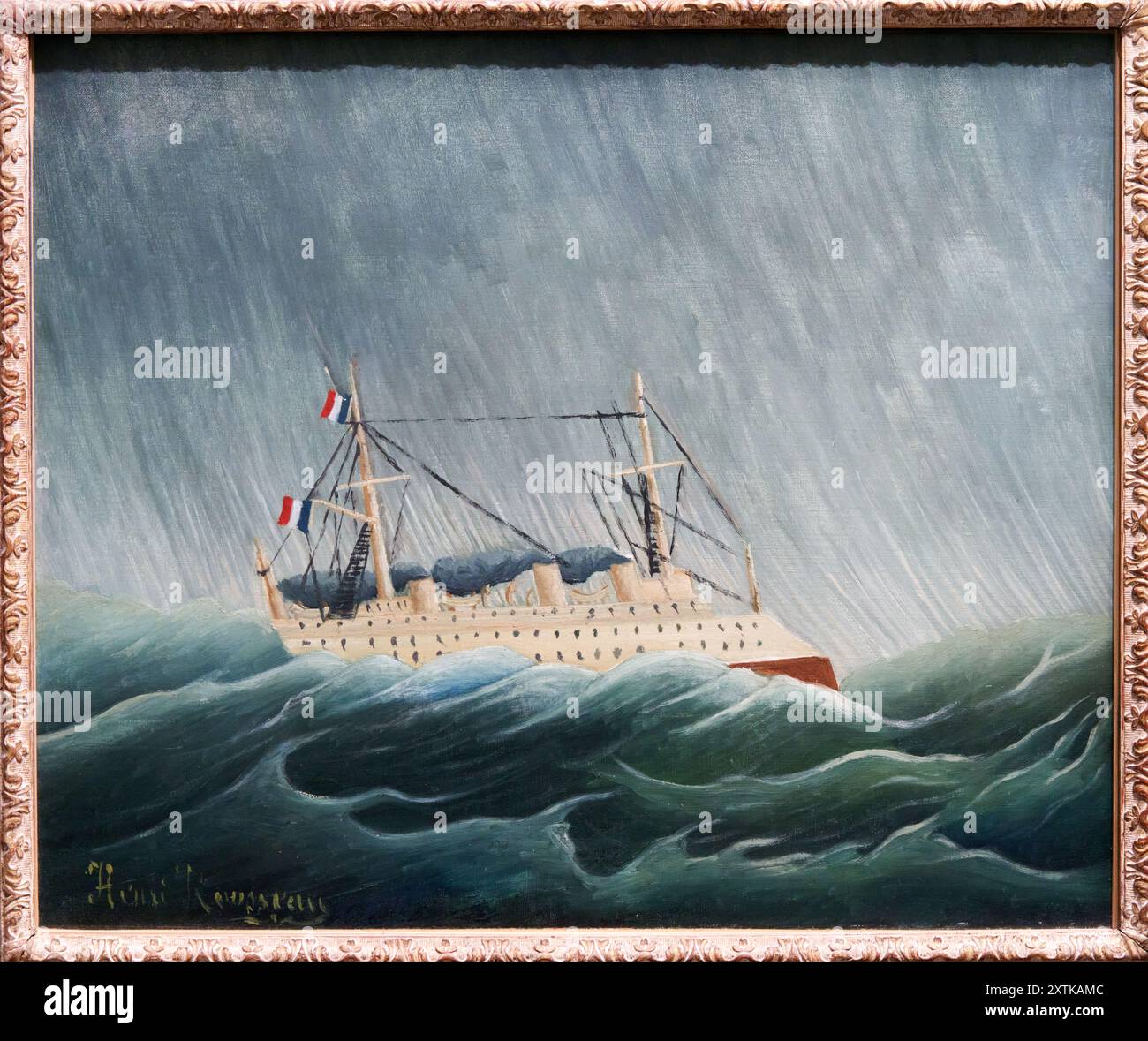 Henri Rousseau, dit Le Douanier (Laval 1844 - Paris 1910), Le Navire ...