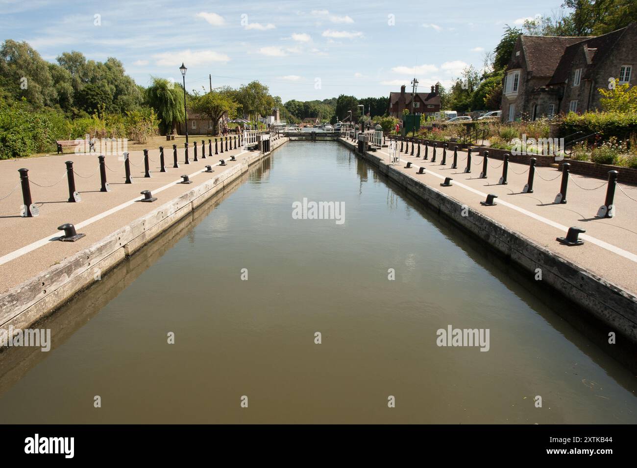 Allington Lock Maidstone Stock Photo - Alamy