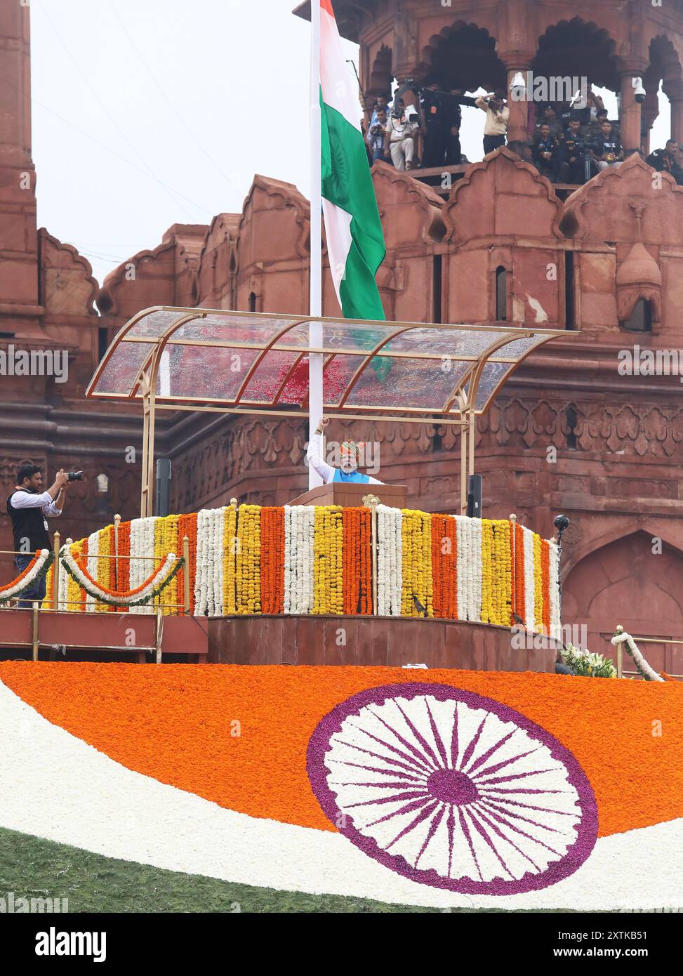 New Delhi, India. 15th Aug, 2024. India's Prime Minister Narendra Modi ...