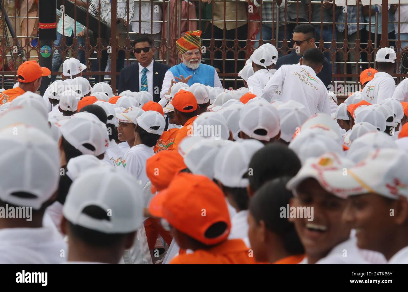New Delhi, India. 15th Aug, 2024. India's Prime Minister Narendra Modi ...