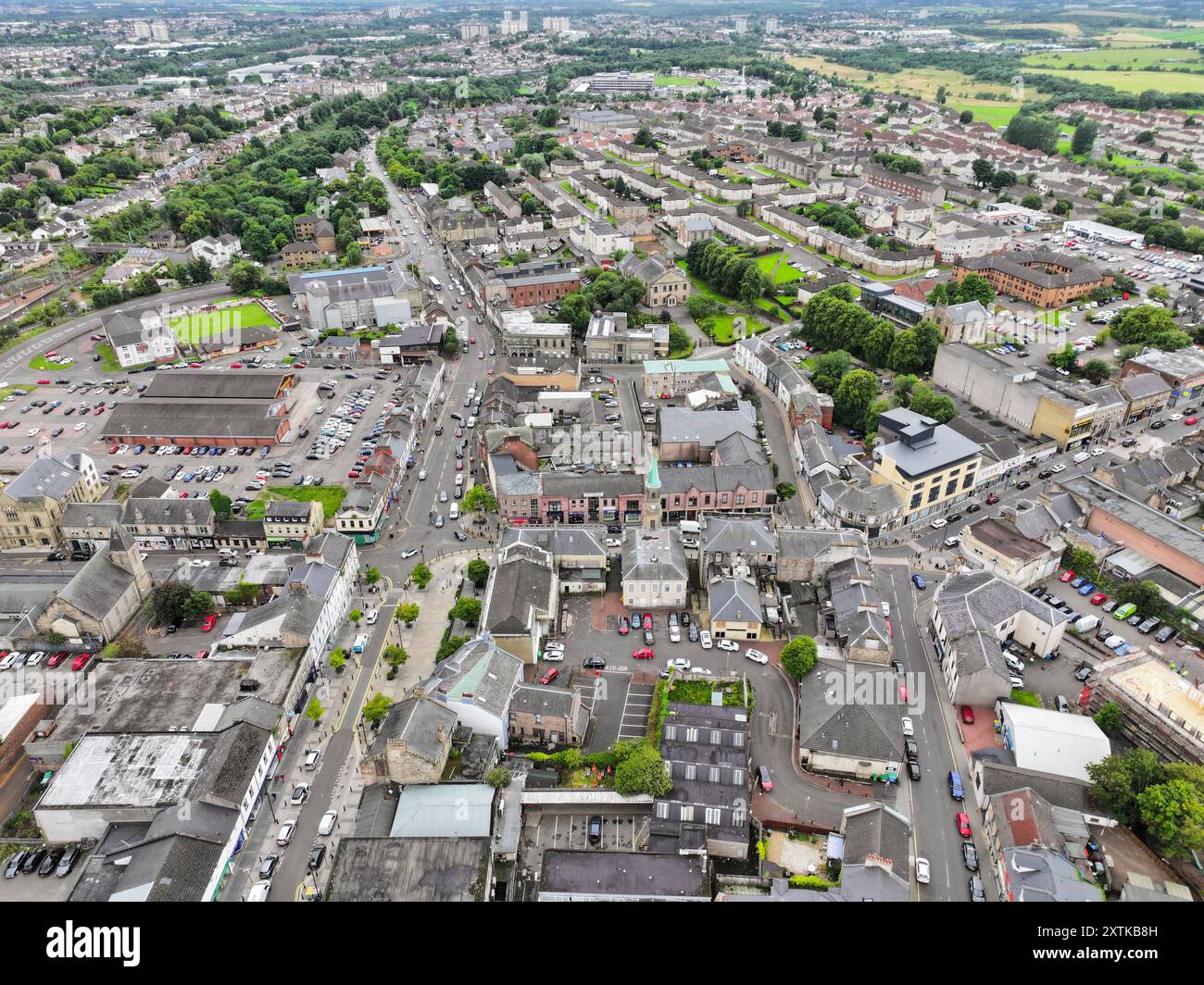 Aerial airdrie hi-res stock photography and images - Alamy