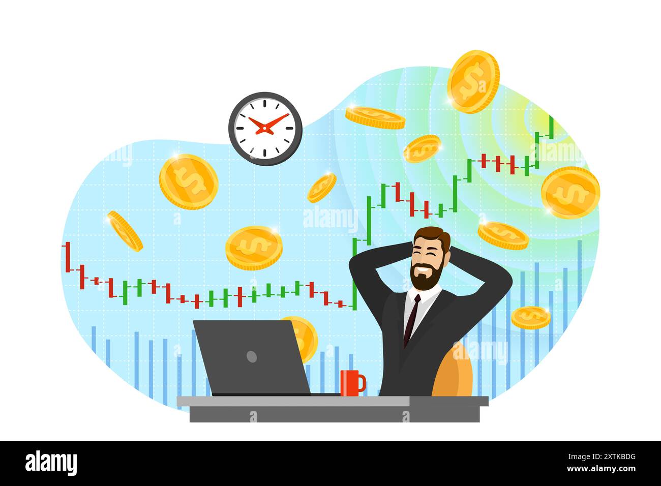 Stockmarket index Stock Vector Images - Alamy