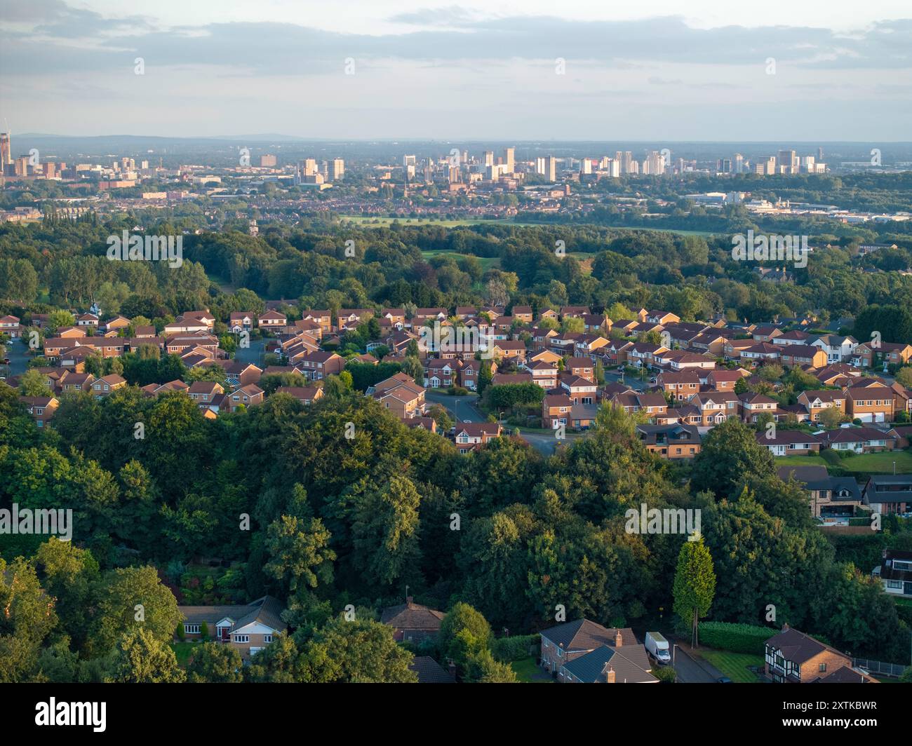 Aerial image of Prestwich - Greater Manchester Stock Photo - Alamy