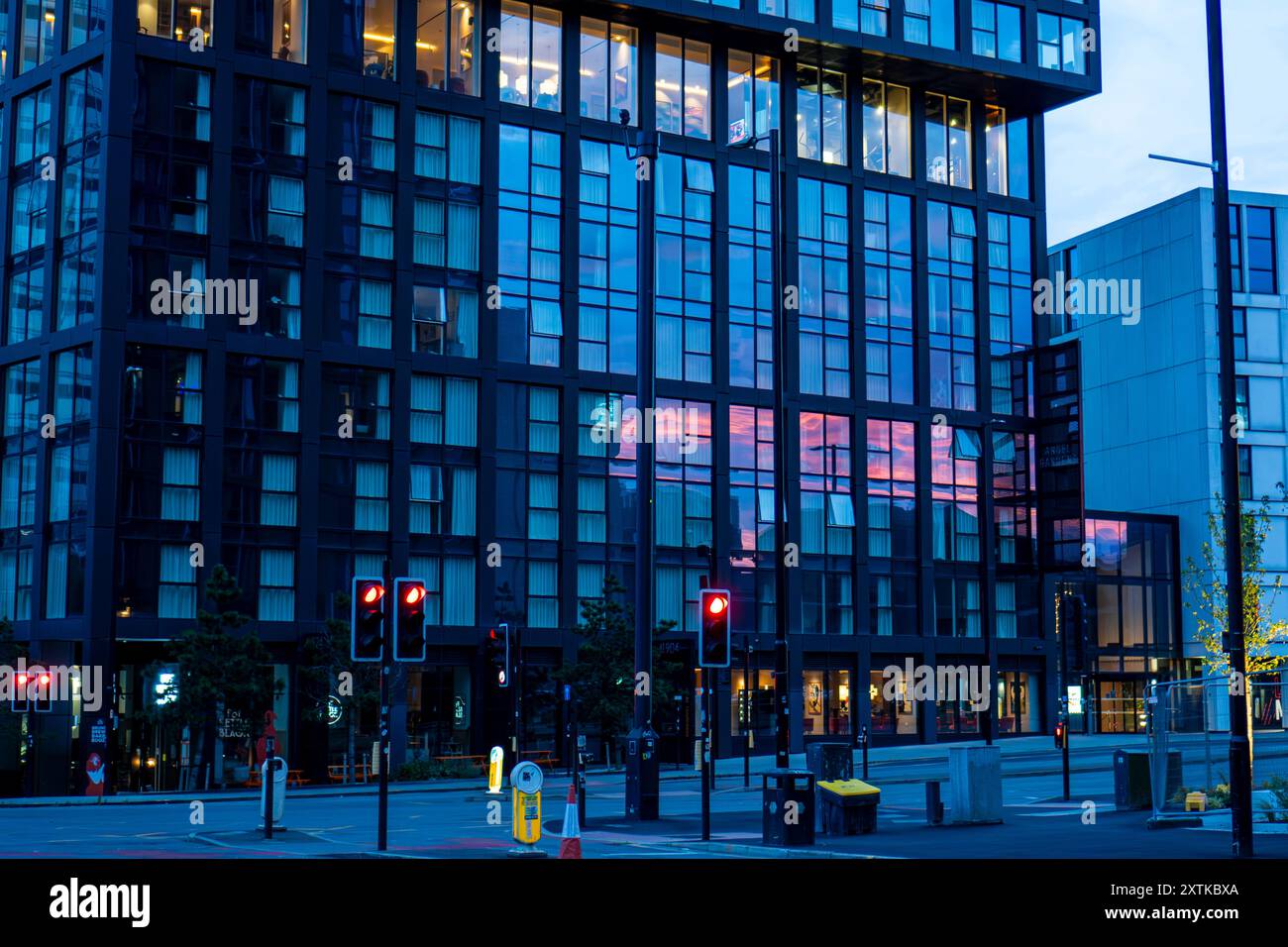 image of Angel gardens Skyscraper in north Manchester wish sunrise ...