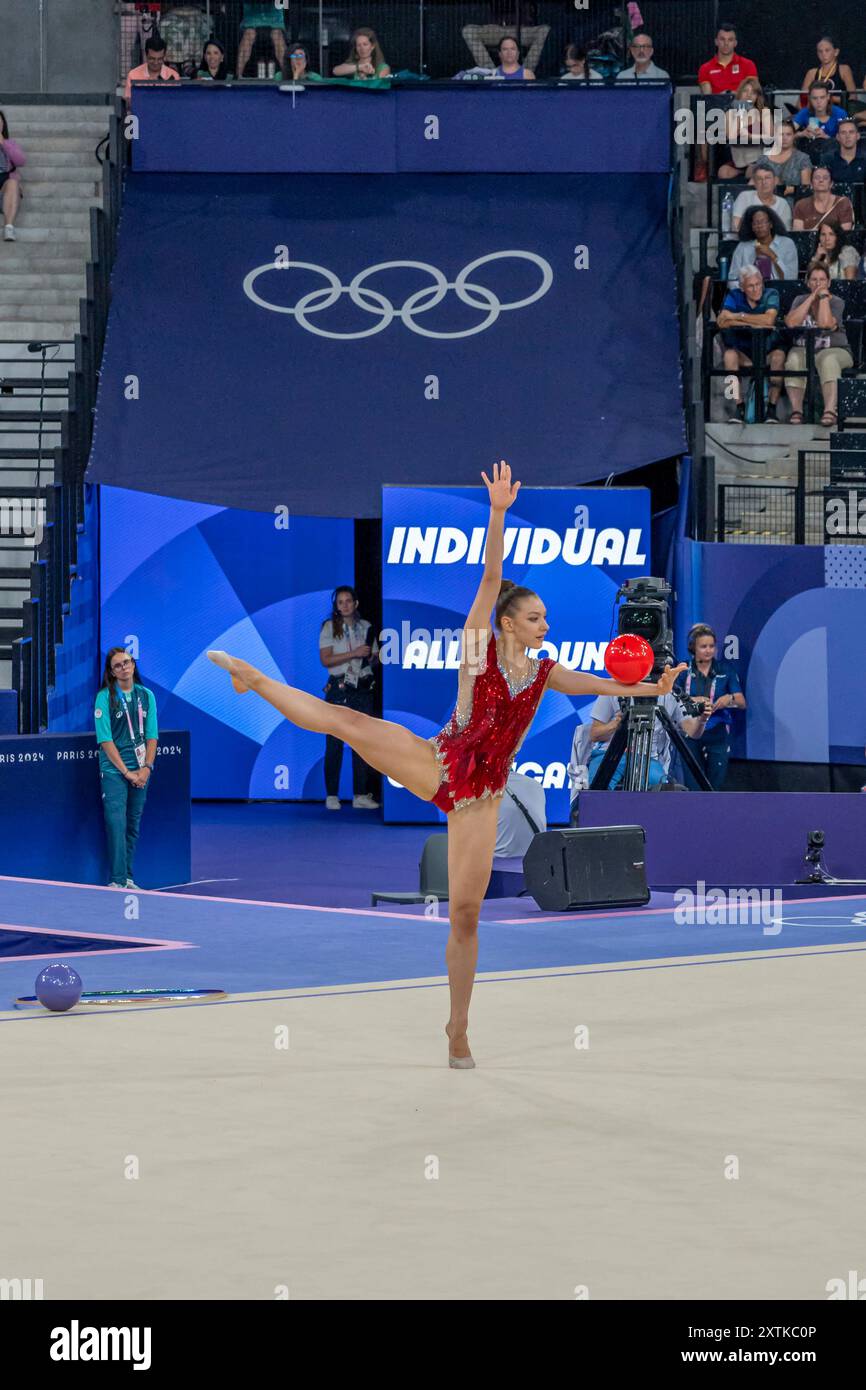 Paris, France - 08 08 2024: Olympic Games Paris 2024. View of wommen's ...