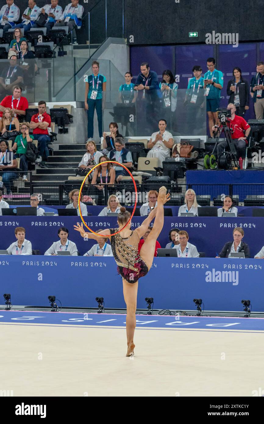 Paris, France - 08 08 2024: Olympic Games Paris 2024. View of wommen's ...