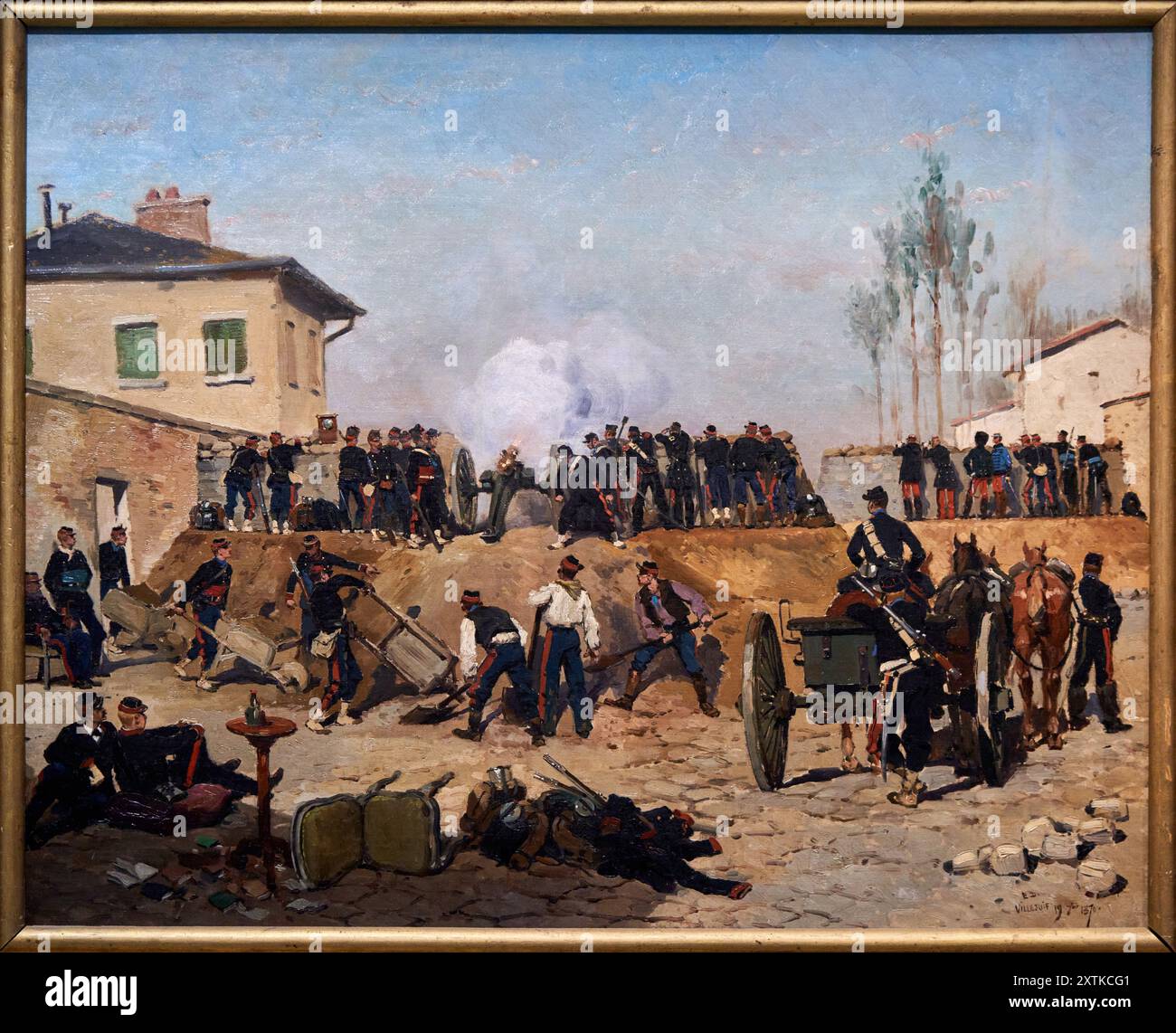 The battle of villejuif the siege of paris hi-res stock photography and ...