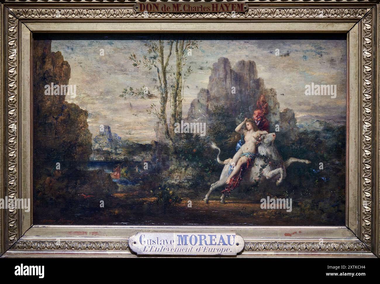 Gustave Moreau (Paris 1826 - Paris 1898), L'Enlèvement d'Europe, Vers ...