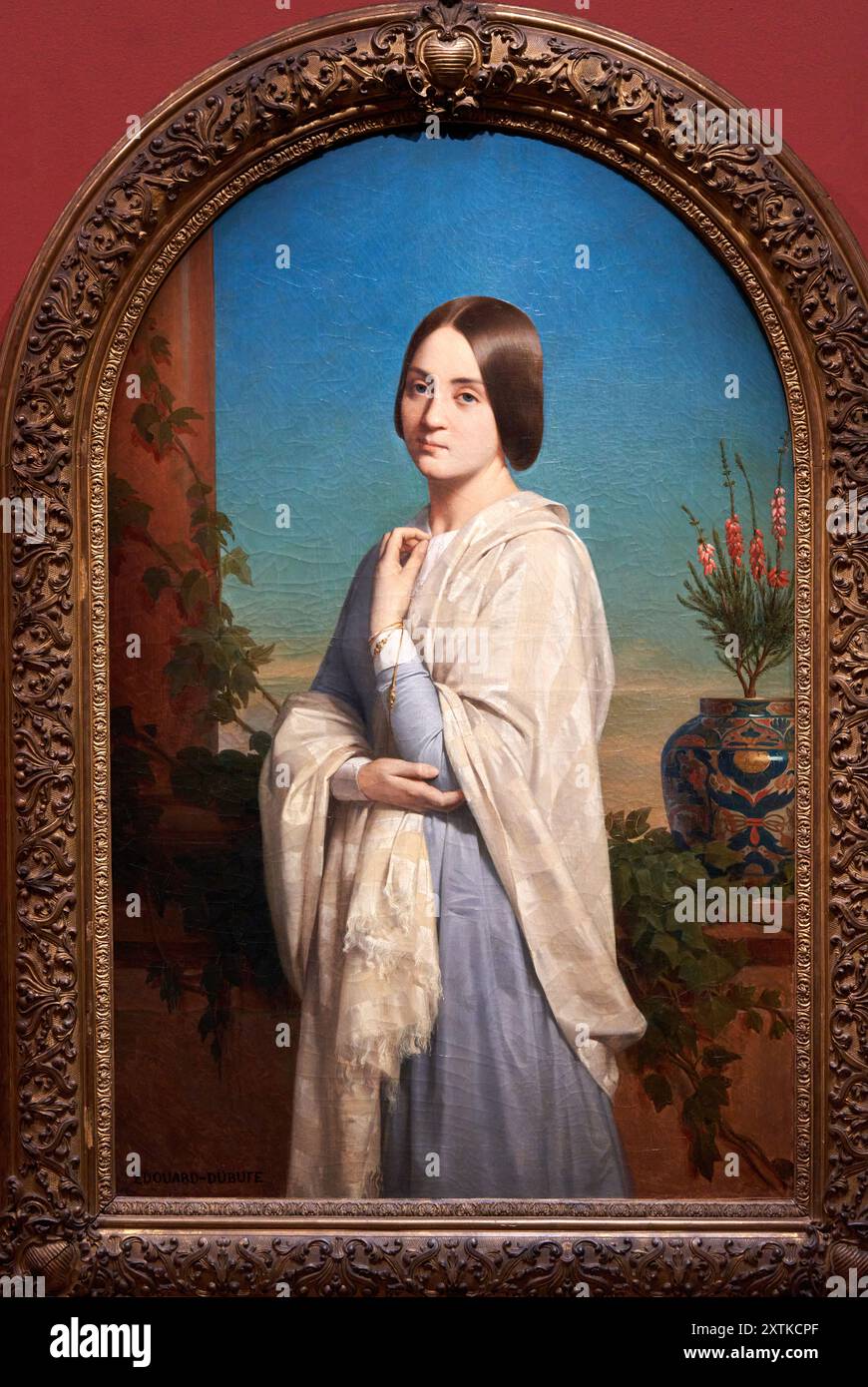 Édouard Dubufe (Paris 1819 - Versailles 1883), Madame Édouard Dubufe ...