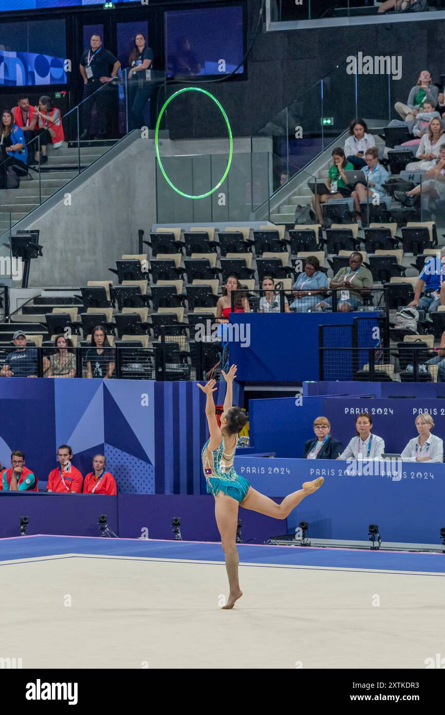 Paris, France - 08 08 2024: Olympic Games Paris 2024. View of wommen's ...