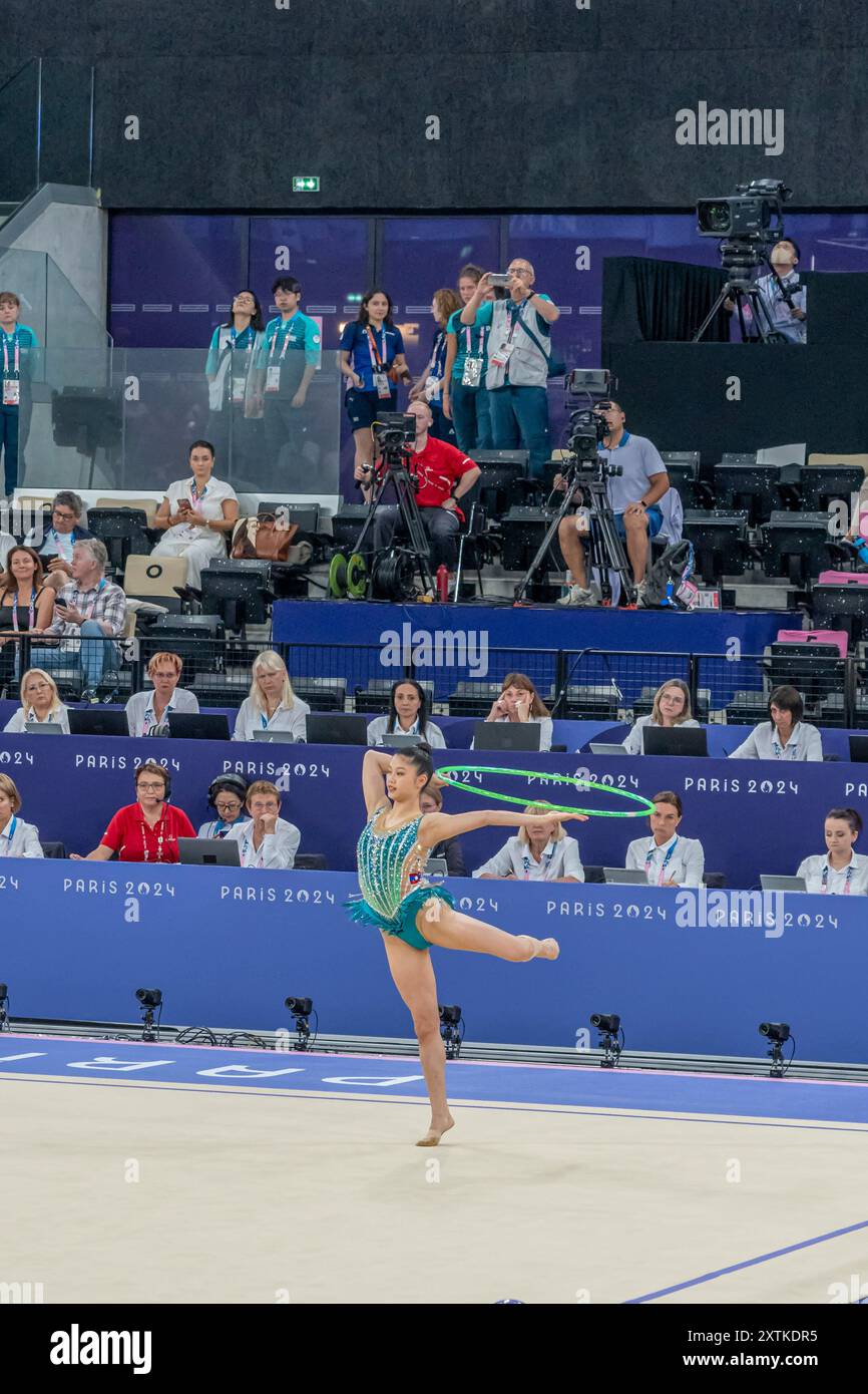 Paris, France - 08 08 2024: Olympic Games Paris 2024. View of wommen's ...