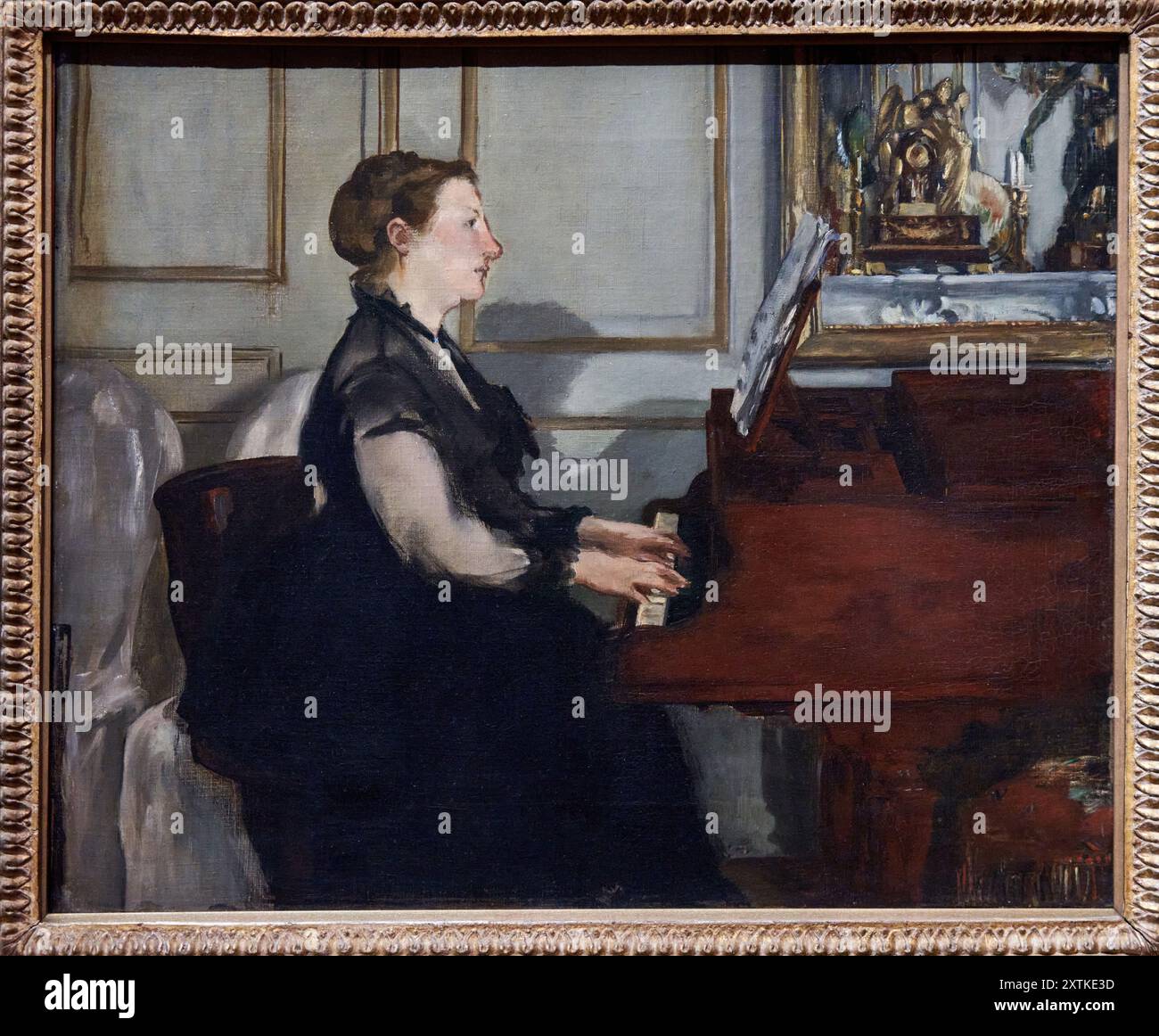 Madame manet au piano hi-res stock photography and images - Alamy